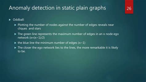 Anomaly Detection In Plain Static Graphs Pptx