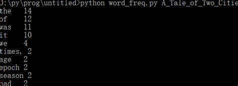 Python文本词频统计与性能优化 Csdn博客
