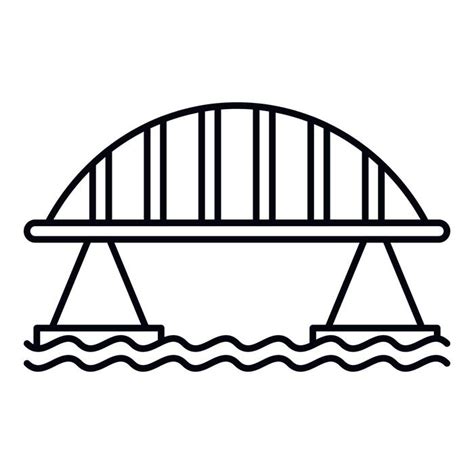 Bridge Outline Vector Art Icons And Graphics For Free Download