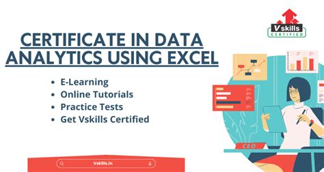Certificate In Data Analytics Using Excel Tutorial