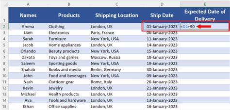 How To Add 90 Days To A Date In Excel Spreadcheaters