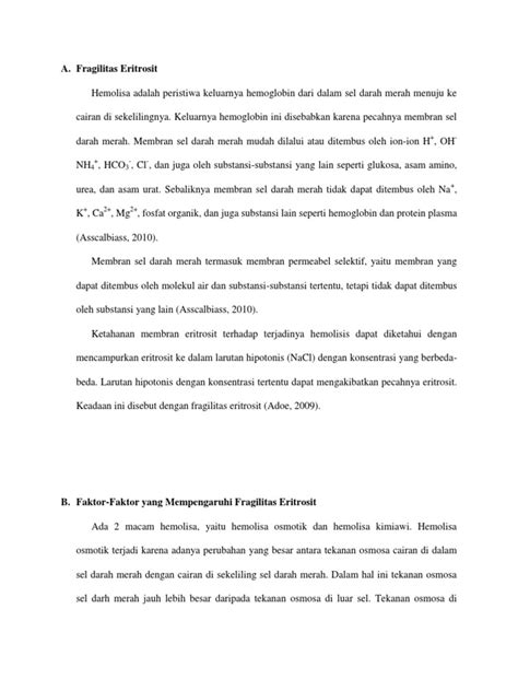 Fragilitas Eritrosit Pdf