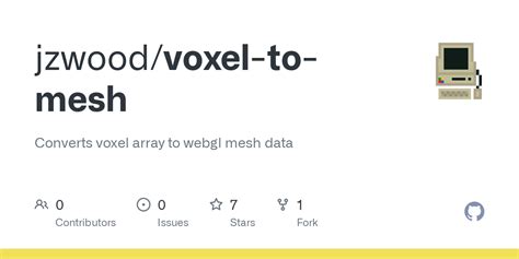 Github Jzwood Voxel To Mesh Converts Voxel Array To Webgl Mesh Data