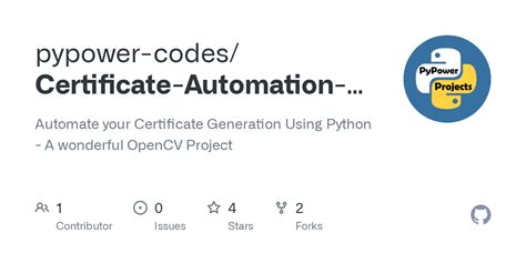 github pypower codes certificate automation using python automate