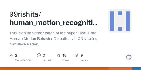 Humanmotionrecognitionexperimentpptx At Master · 99rishitahumanmotionrecognition · Github
