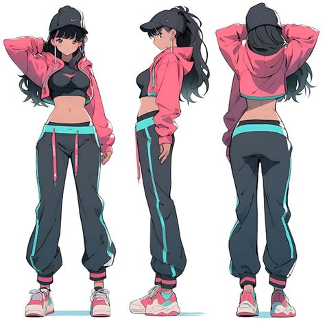 Colorful Male Fitness Trainer Chibi Kawaii Gym Owner Athletic Fashion Creative Collections