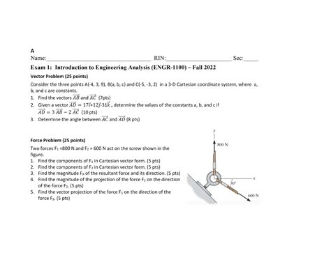Exam Sol Exam Practice Solutions ENGR Studocu