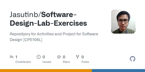 github kenwood4089 software design lab exercises reposityory for activities and project for
