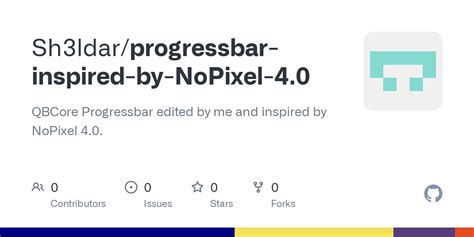 Github Sh Ldar Progressbar Inspired By Nopixel Qbcore Progressbar Edited By Me And