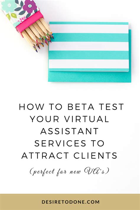 How To Beta Test Your Virtual Assistant Services To Attract Clients