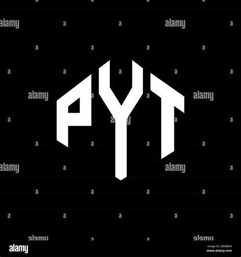 PYT Letter Logo Design With Polygon Shape PYT Polygon And Cube Shape Logo Design PYT Hexagon