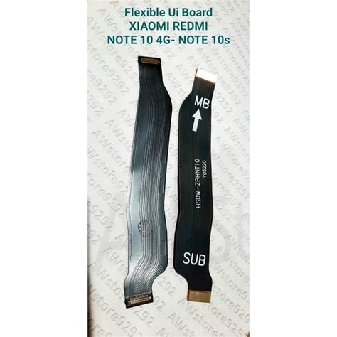 Jual Flexible Ui Board Main Board XIAOMI REDMI NOTE 10 4G NOTE 10s Shopee Indonesia