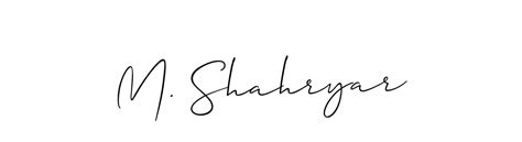 89 M Shahryar Name Signature Style Ideas Free Name Signature