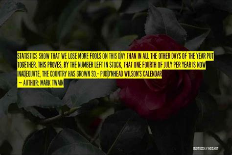 Top 25 Mark Twain Statistics Quotes And Sayings