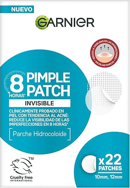Garnier Pimple Patch Invisible Parches Hidrocoloides Para Acné Reduce
