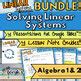 Solving Systems Of Linear Equations Inequalities NOTE GUIDE PRES BUNDLE