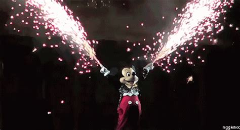 Firework And Mickey Mouse  922×500 Firework
