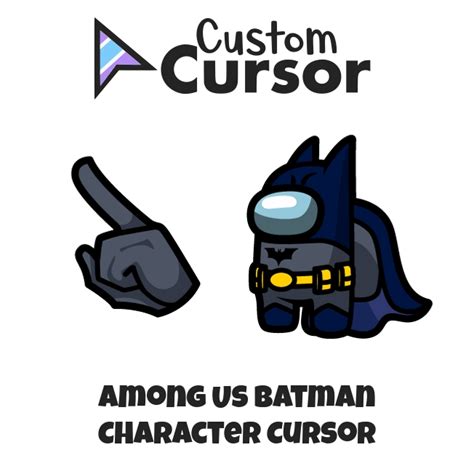 Among Us Batman Character Cursor Custom Cursor