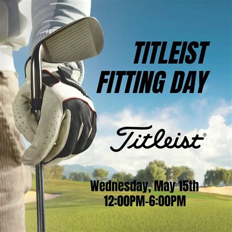 Titleist Fitting Day Out Door Country Club