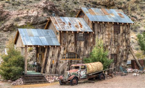 Techatticup Mine Ghost Town Desert Fog