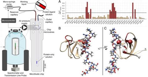 automated microfluidic nmr for protein ligand interaction analysis