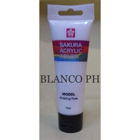 Sakura White Gesso Primer Gloss Medium And Modeling Paste Per Tube And Per Variation Basis