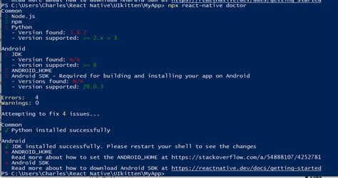 Cant Start Ui Kitten After Following Instructions · Issue 1093