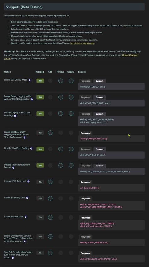 Developer Debug Tools Wordpress Plugin