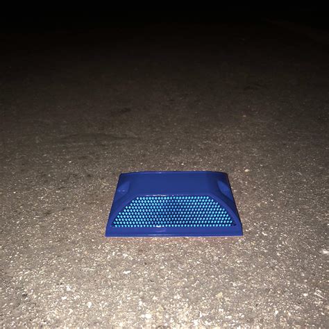 Blue Pavement Reflectors
