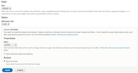 how to create an animated slideshow in drupal 8