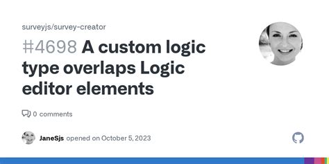 A Custom Logic Type Overlaps Logic Editor Elements · Issue 4698