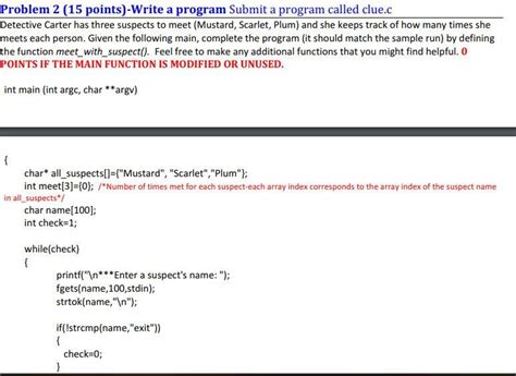 Solved Problem 2 15 Points Write A Program Submit A