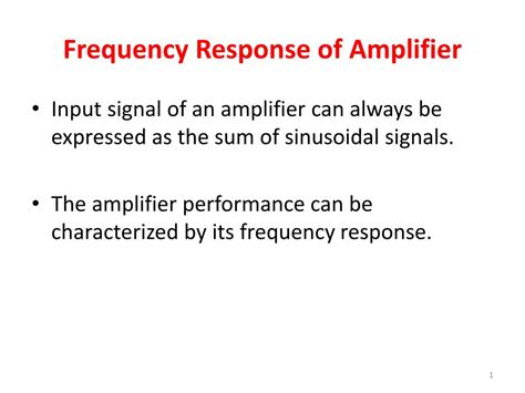 Ppt Frequency Response Of Amplifier Powerpoint Presentation Free