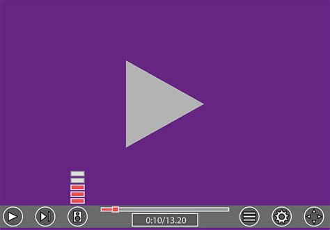 웹 및 모바일 앱용 비디오 플레이어 템플릿 벡터 Ai Eps Uidownload