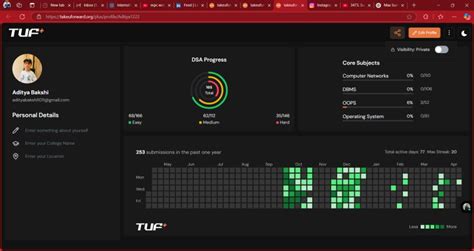 dsa striver tufplus codingjourney consistencyiskey nevergiveup