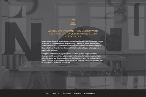 Genesis One Page Template Color Code Options Semantic Genesis One Genesis Theme Drupal