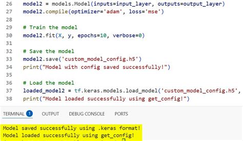 Save A Keras Model With A Custom Layer In Python