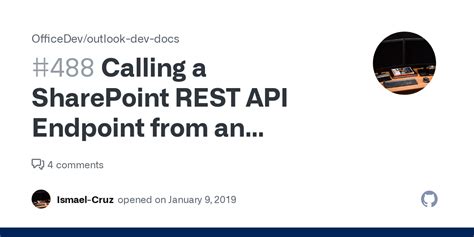 Calling A SharePoint REST API Endpoint From An Actionable Message Issue OfficeDev