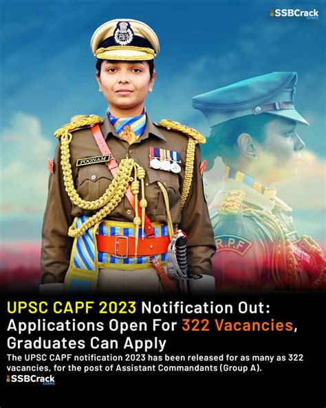 UPSC CAPF AC Notification Out Exam Date Eligibility Criteria Application Form