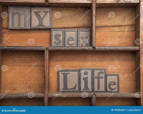 My Sex Life In Wooden Letters Vintage Concept Stock Photo Image Of Relationship Trio