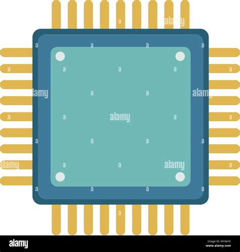 Microchip Technology Isolated Stock Vector Image And Art Alamy