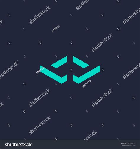Left Right Arrow Coding Logo Concept Stock Vector Royalty Free 1621956709 Shutterstock