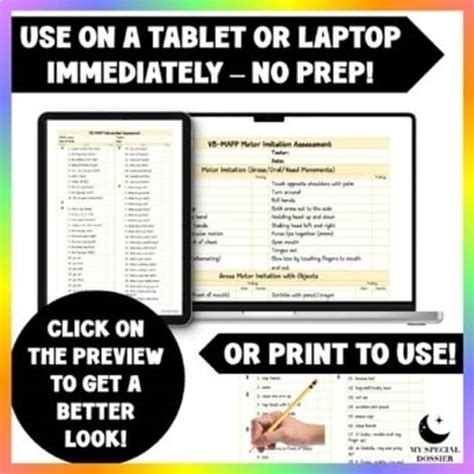 Vb Mapp Assessment Data Sheets With Targets By My Special Dossier