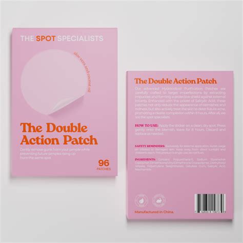 Designs Pimple Patch Packaging To Appeal To Female Beauty User