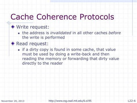 PPT Constructive Computer Architecture Cache Coherence Arvind PowerPoint Presentation ID