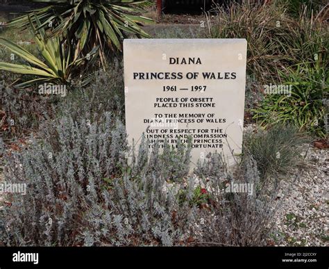 Princess Dianas Grave Stone Princess Diana Monument Australia