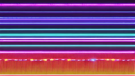 Colorful Graphic Waveform Drawing With Futuristic Digital Distortion And Long Creative Fabrica