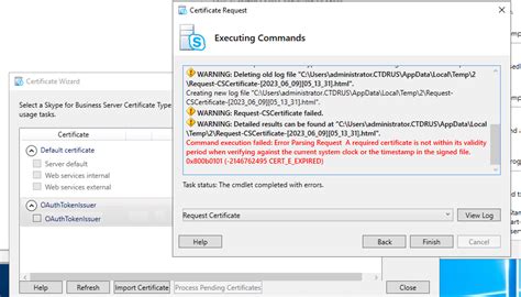 Execute Command Error