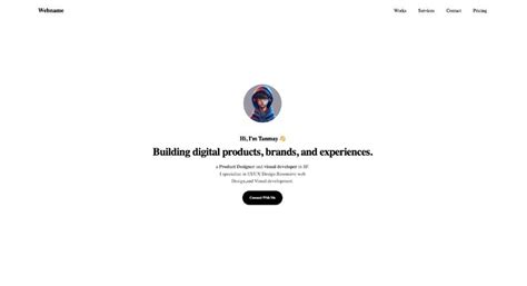 completed a new webpage using tailwind css tanmay talekar posted on