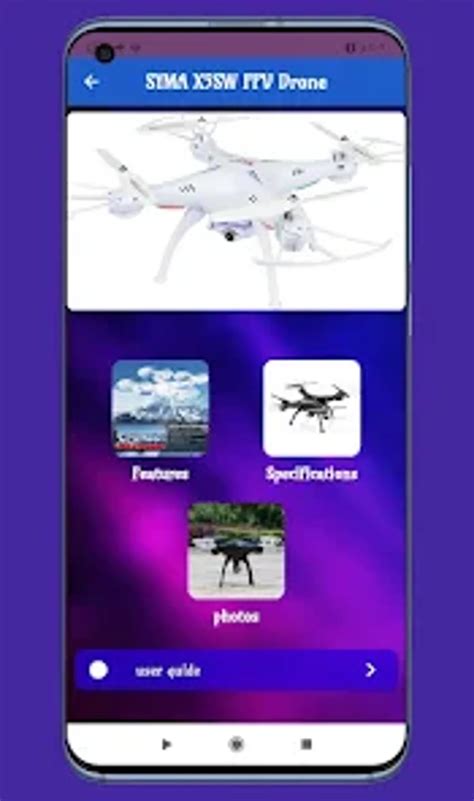 SYMA X SW FPV Drone For Android Download